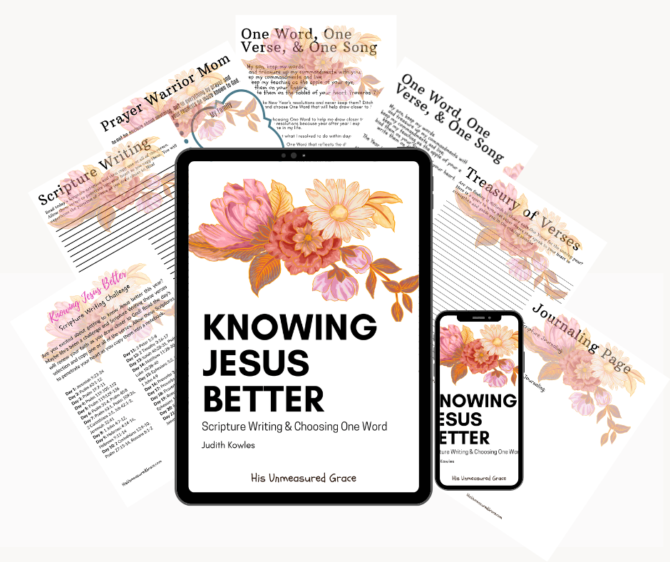 Knowing Jesus Better Journaling Workbook